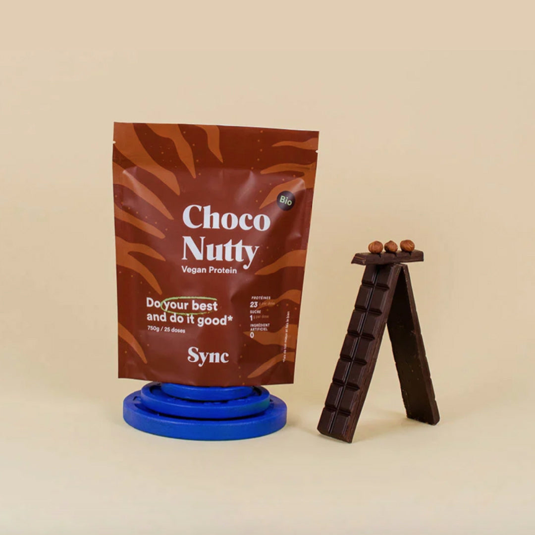 SYNC - CHOCO NUTTY Protéines Bio Vegan – MATCHMYWOD SYNC - CHOCO NUTTY Protéines Bio Vegan – MATCHMYWOD